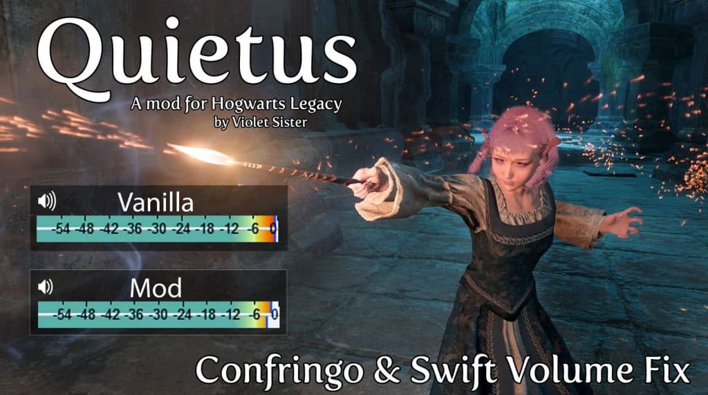 Quietus - Confringo and Swift Volume Fix | Hogwarts Legacy Mod