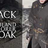 Black Highland Explorer Cloak | Hogwarts Legacy Mod