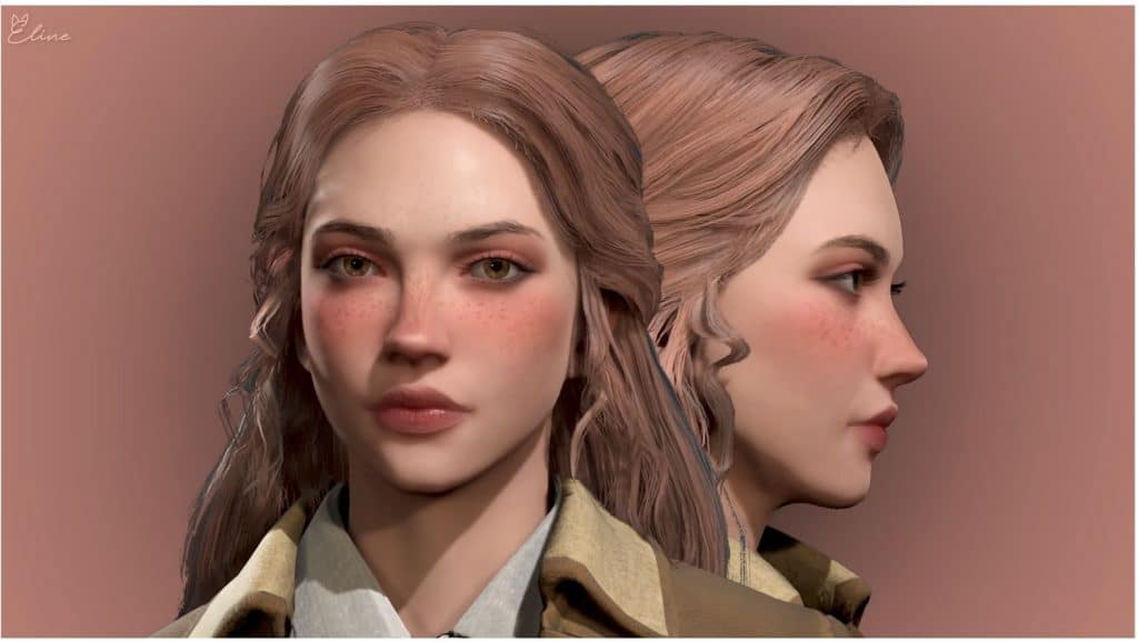 Lily - Edited Female Face 13 | Hogwarts Legacy Mod