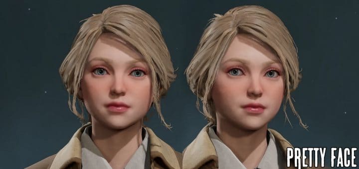 Emma - Edited Female Face 15 | Hogwarts Legacy Mod