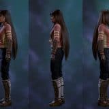Tifa Simple Hair Style | Hogwarts Legacy Mod