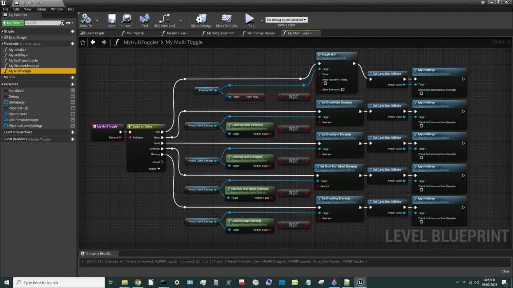 Toggle HUD Elements (Blueprint Version) | Hogwarts Legacy Mod