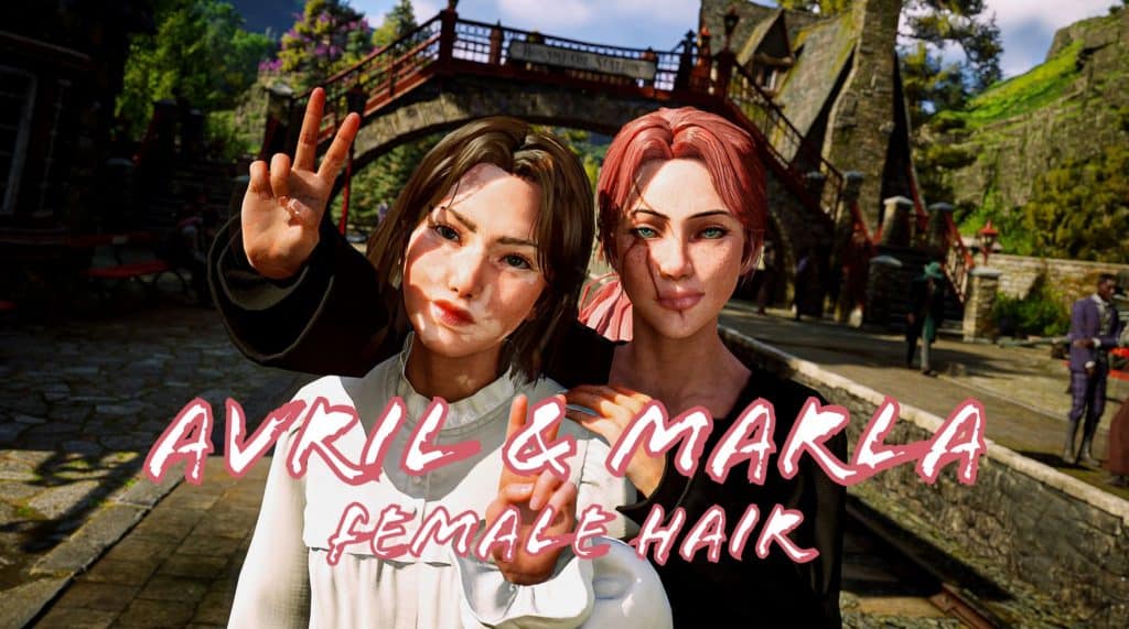 Avril And Marla Hair For Females V10 Hogwarts Legacy Mod